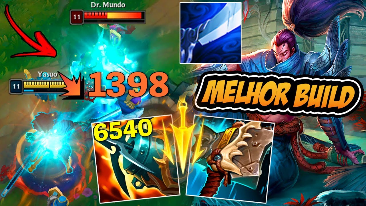 YASUO MID COM A MELHOR BUILD DO PATCH FICA ABSURDAMENTE FORTE - YouTube