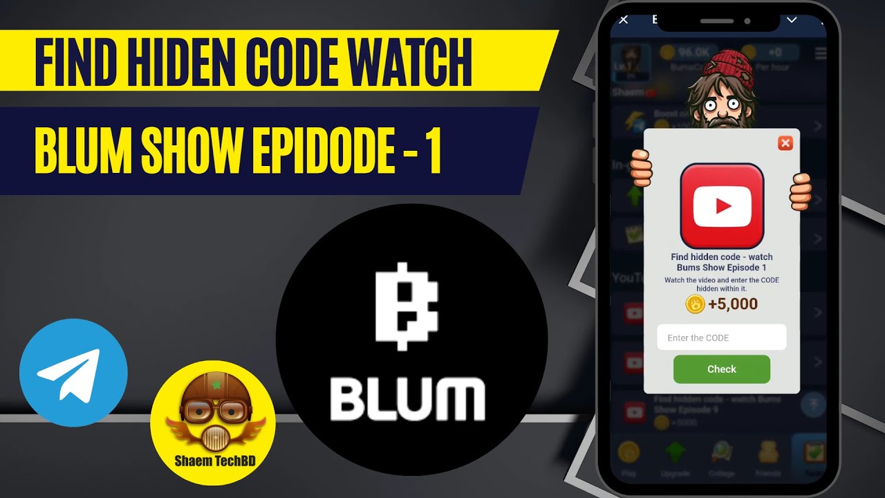 Find Hiden Code Watch Blum Show Epidode - 1 | Blum All Verify Code ...