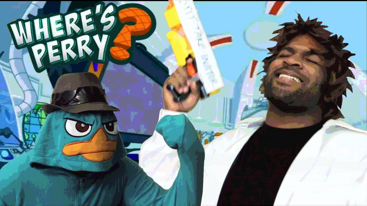 LIVE ACTION Phineas and Ferb with Perry the Platypus! - YouTube