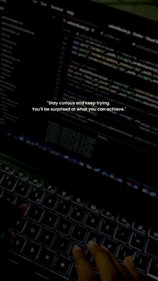 Stay Curious and keep trying. #coderslife #coding - YouTube