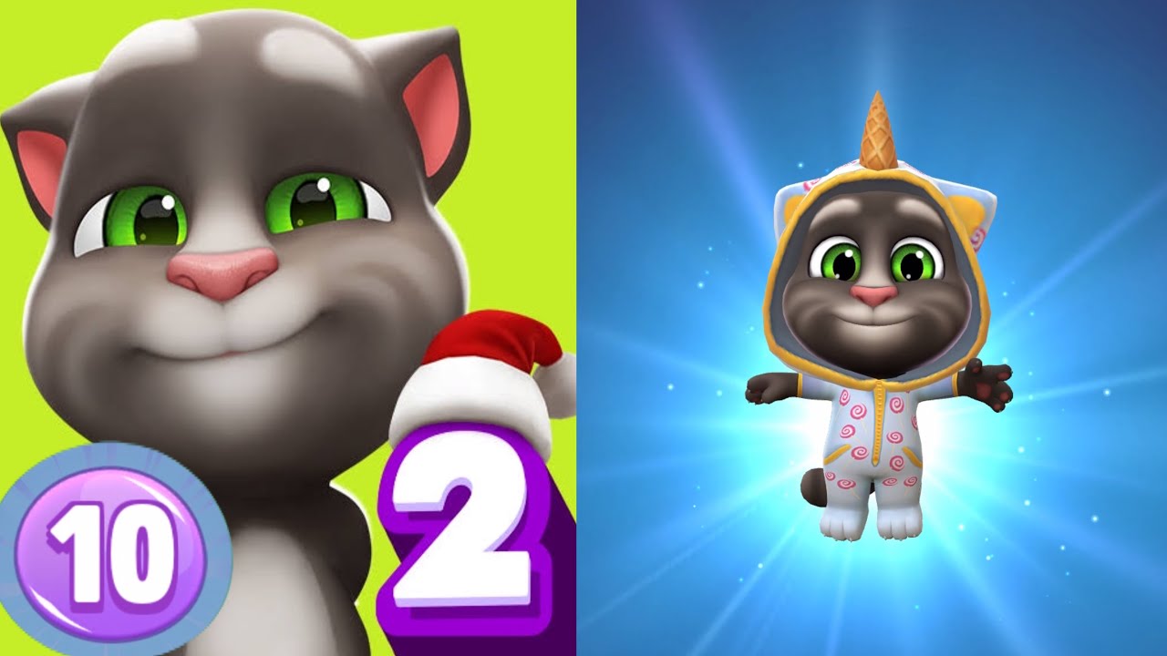 My Talking Tom 2 Happy Birthday Level 10 ~ My Talking Tom 2 Level Up ...