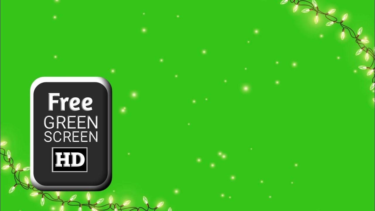 Fairy lights green screen video effects | Green screen light video ...