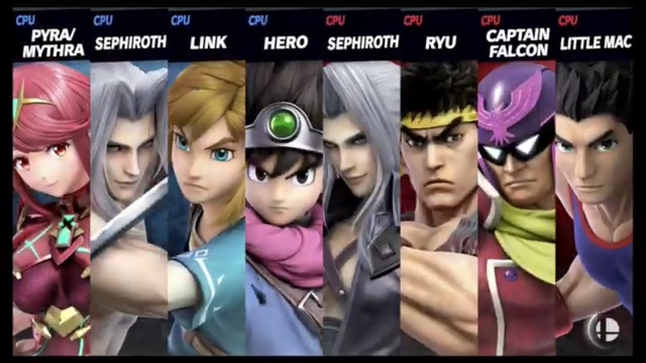 Super Smash Bros. Ultimate - Legendary Aegis Warriors Versus Sword of ...