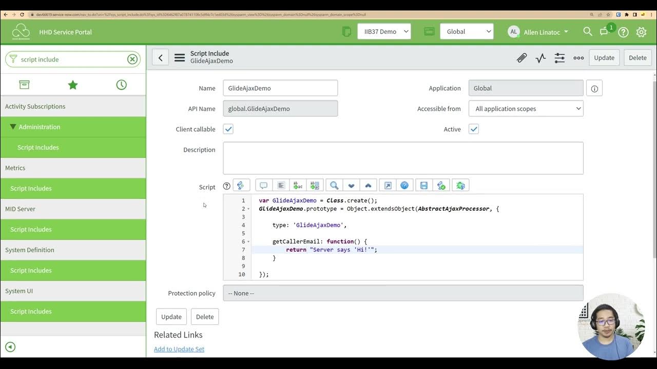 ServiceNow Tutorial - Rapidly learn GlideAjax - YouTube