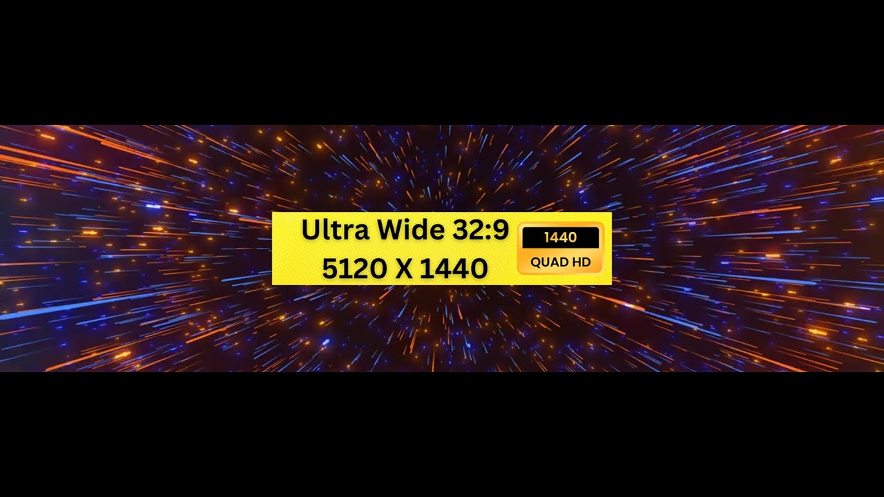 Space Travel Ultra Widescreen 4K 32:9 - Calm Relaxing Film - YouTube