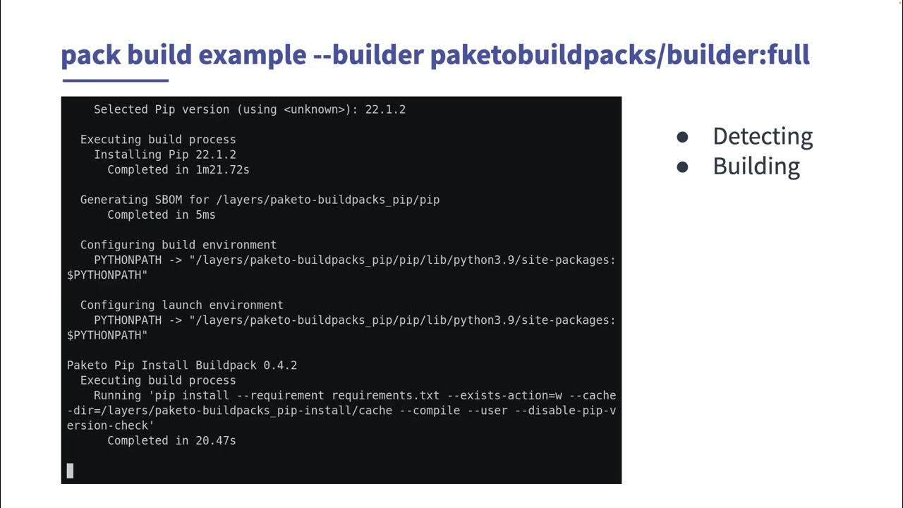 Introduction to Buildpacks: Python Example - YouTube