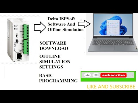 #delta isp soft software and offline simulation #basic ispsoft programming and simulation ...