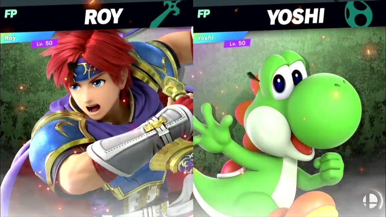 Super Smash Bros Ultimate Amiibo Fights – 6pm Poll Roy vs Yoshi - YouTube
