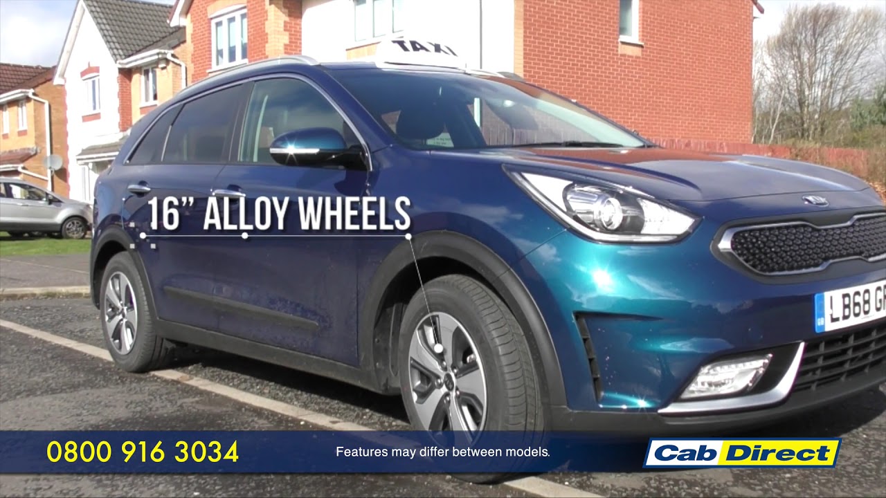 Kia Niro taxi from Cab Direct - YouTube