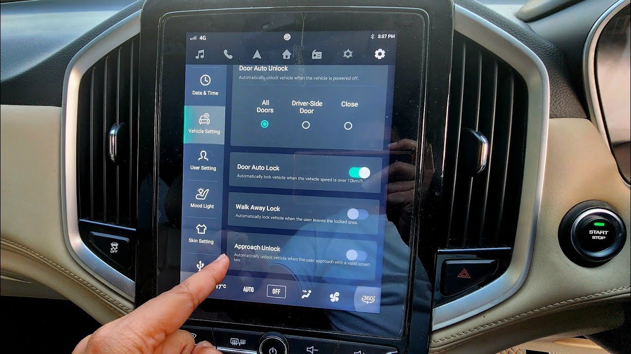 MG Hector Door Approach Lock Unlock Feature | Mg Hector Proximity Lock ...