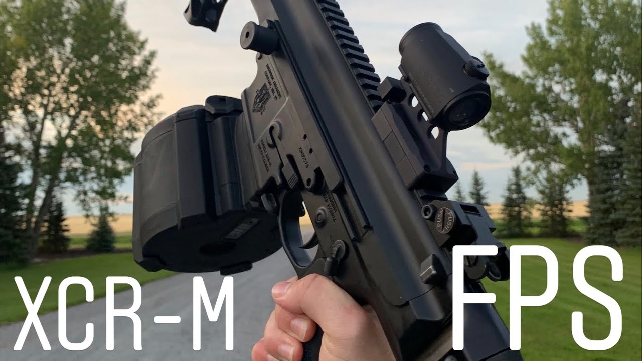Shooting the Beastly .308 XCR-M - First Person Shooter - YouTube