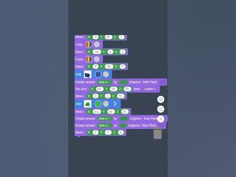 🚗 Simple 3D Car animate Using shapes in TinkerCad Code Blocks # ...