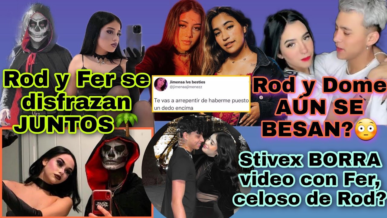 Fer y Rod se disfrazan JUNTOS🌴 Stivex CELOSO de Rod?Borra video con Fer ...