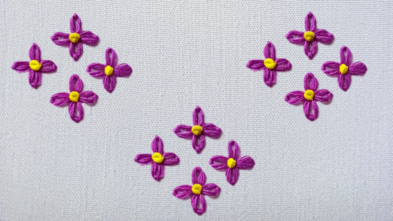all over embroidery design | hand embroidery - YouTube