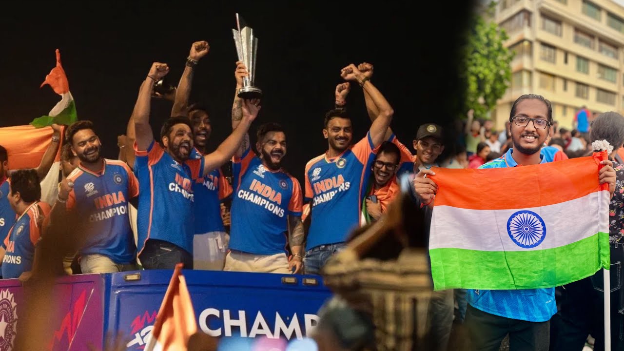 VICTORY PARADE INDIA CRICKET 2024 | UNFORGETTABLE MOMENT🥹 AFTER 13 ...