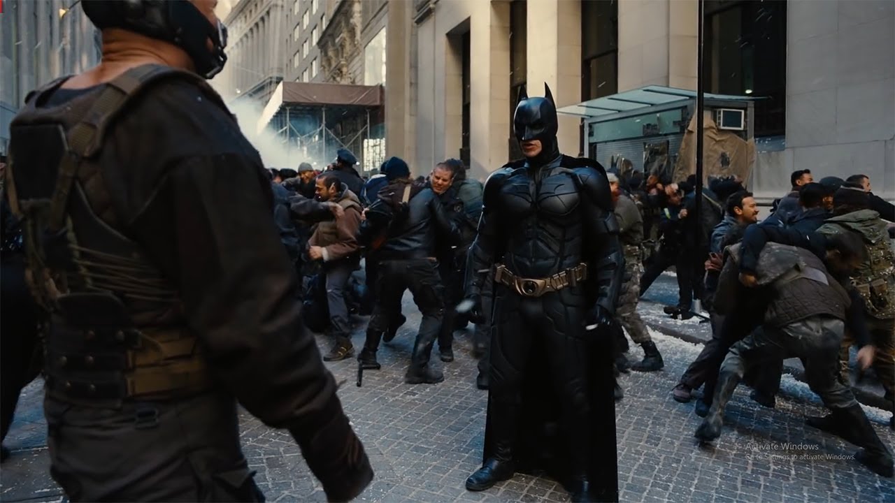 Batman Vs Pain 2nd Fight - The Dark Knight Rises [2012] Movie Scene ...