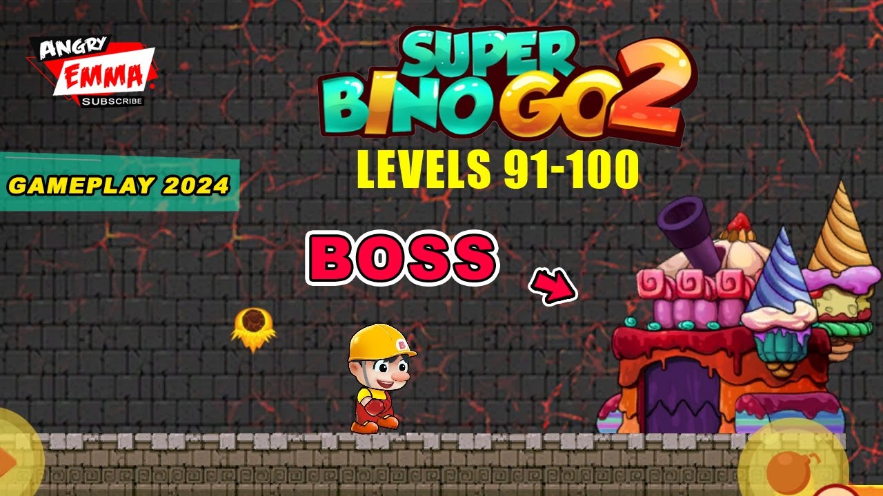 Super Bino Go 2 - Levels 91-100 + BOSS - YouTube