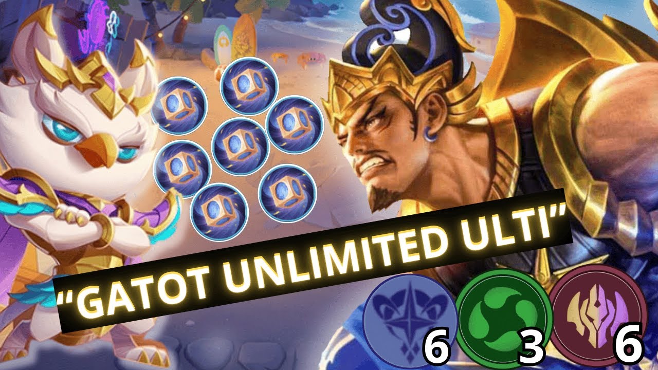 GATOT ELEMENTALIST COMBO TER GG SEJAGAT RAYA!! -MAGIC CHESS INDONESIA ...