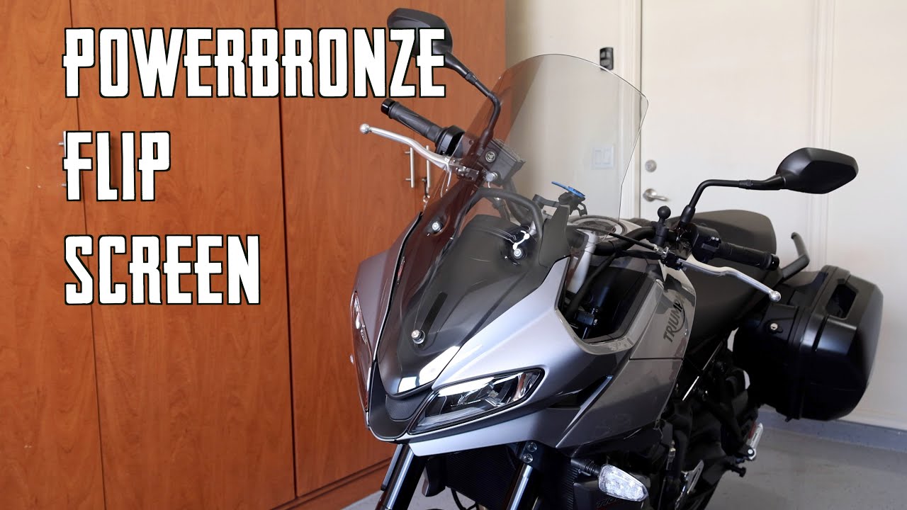 Powerbronze Flip Windscreen Install - 2022 Triumph Tiger Sport 660 ...