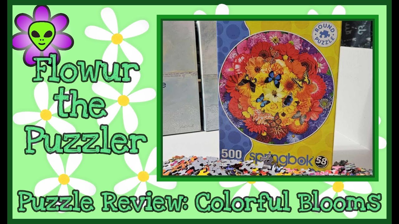 Puzzle Review: Springbok's Colorful Bloom - YouTube
