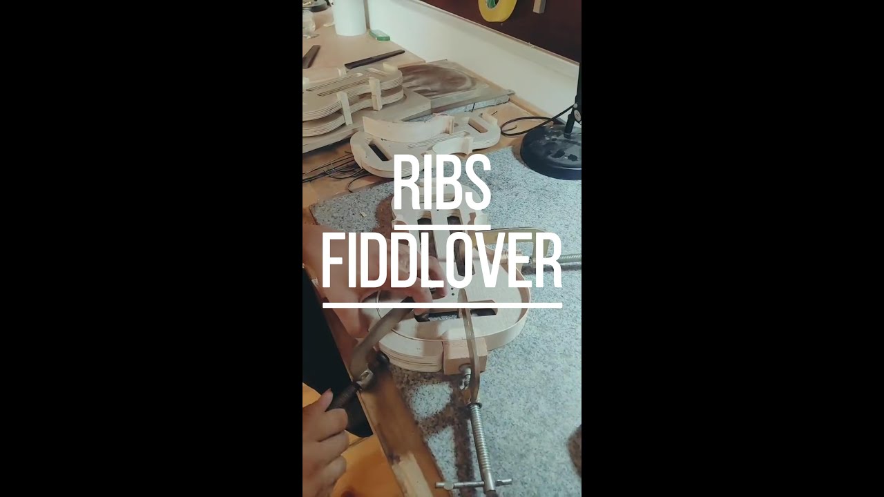 How to make a violin 3 Ribs| Fiddlover Violin Shop - YouTube