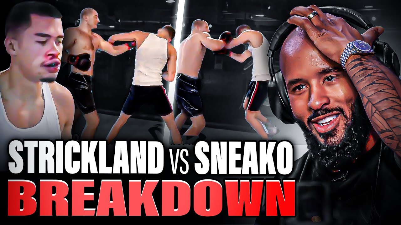 "PROPS TO SEAN STRICKLAND!" | SNEAKO vs STRICKLAND BREAKDOWN! - YouTube