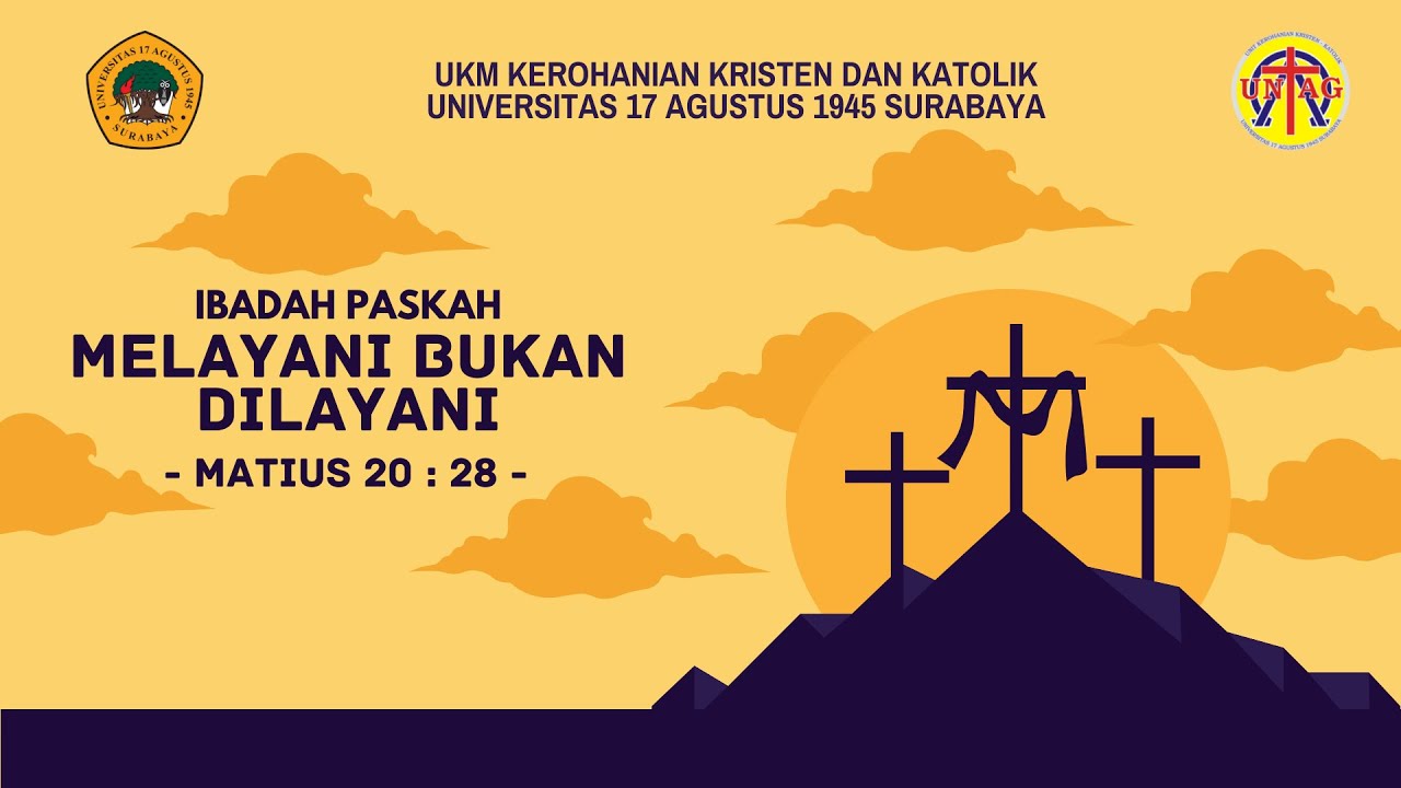 IBADAH PASKAH UK3 UNTAG SURABAYA 2022 - YouTube