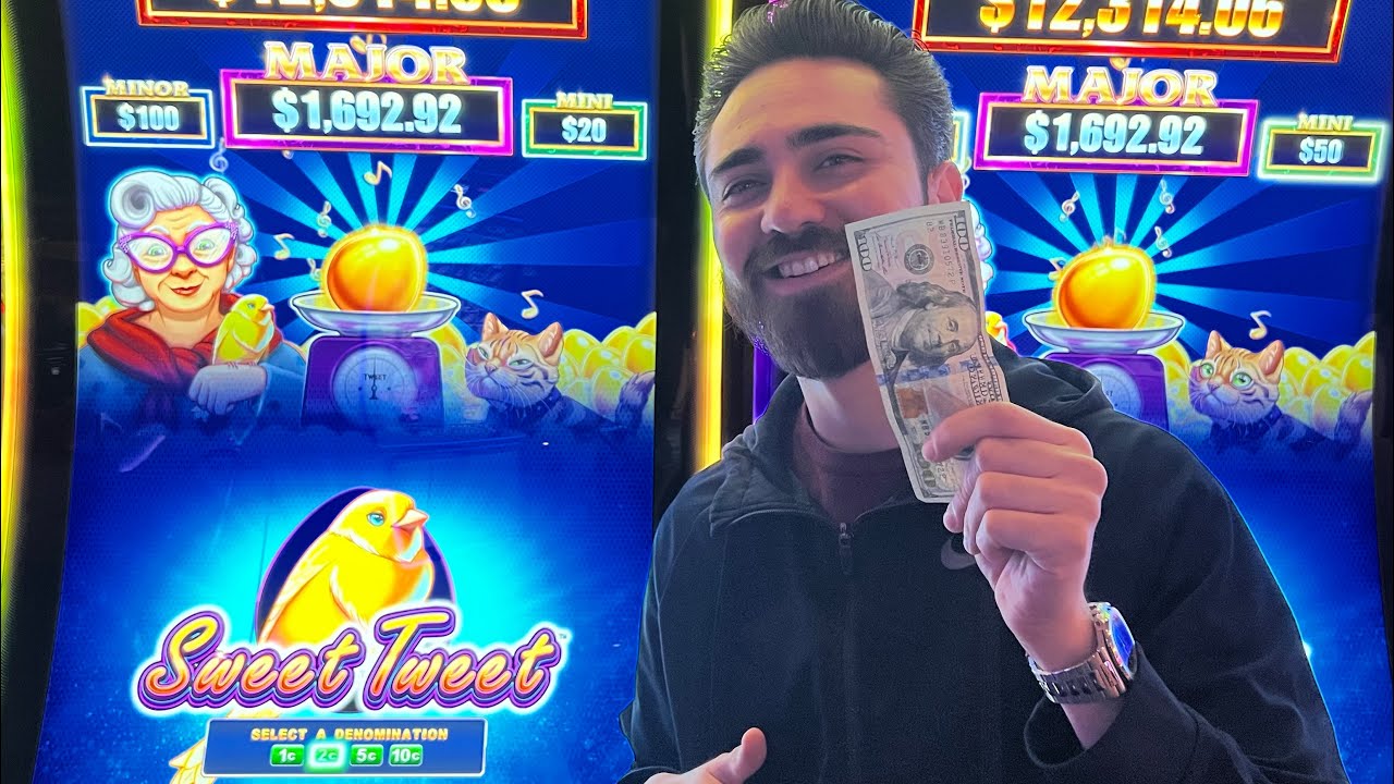 This Sweet Tweet Slot Machine Had a SWEET TREAT for us! - YouTube