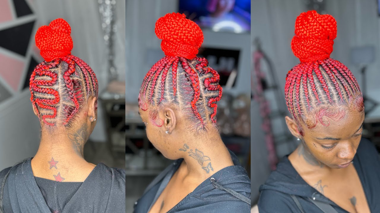 Freestyle Stitch Braid Pony / Braid Pony Tutorial - YouTube