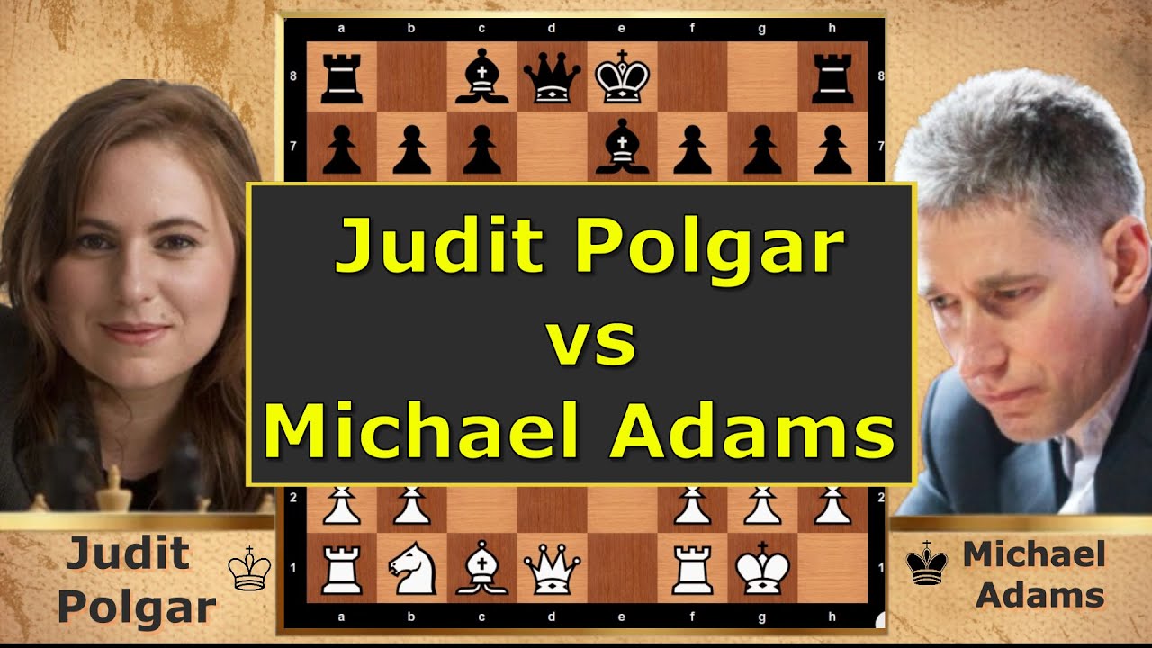 POLGAR’S SPECTACULAR ATTACK vs ADAMS in Sofia! ♟🔥#juditpolgar #michaeladams #chesslegends - YouTube