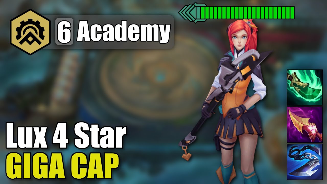 Lux 4 with GIGA Capped board | TFT Set 13 Into the Arcane - YouTube