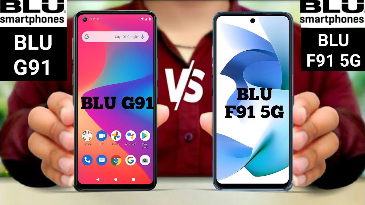 BLU G91 vs BLU F91 5G - YouTube
