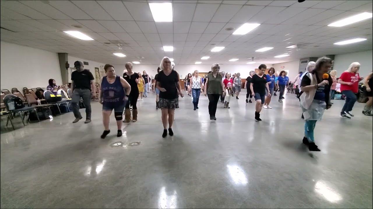 The CowBoi Boogie Line Dance By Big Mucci To Music With Sandy At The Helping Hands Workshop At ...