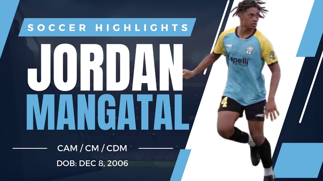 Jordan Mangatal 2006 CM CAM U17 Jamaica National Team Recruiting Soccer ...