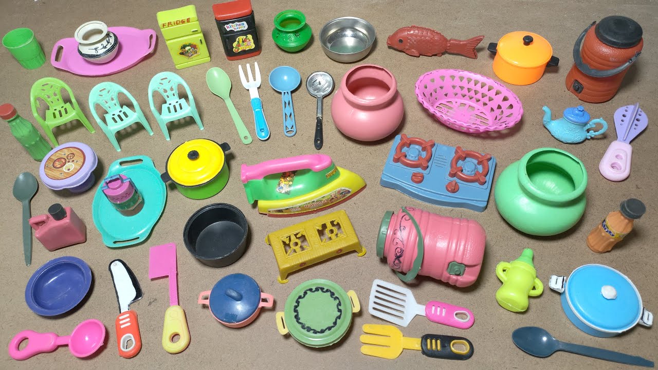 Satisfying With Unboxing Cute Miniature Cooking Set Installation ASMR ...
