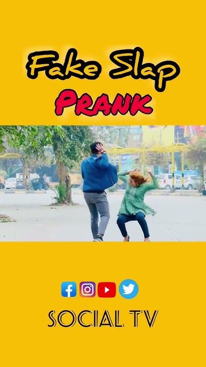 Fake Slap Prank | @SocialTvPranks - YouTube