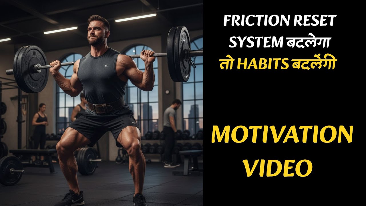 FRICTION RESET: SYSTEM बदलेगा तो HABITS बदलेंगी | MOTIVATION VIDEO🔥 ...