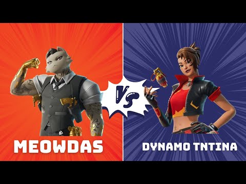 Meowdas vs Dynamo TNTina Boss | Fornite Chapter 2 Remix