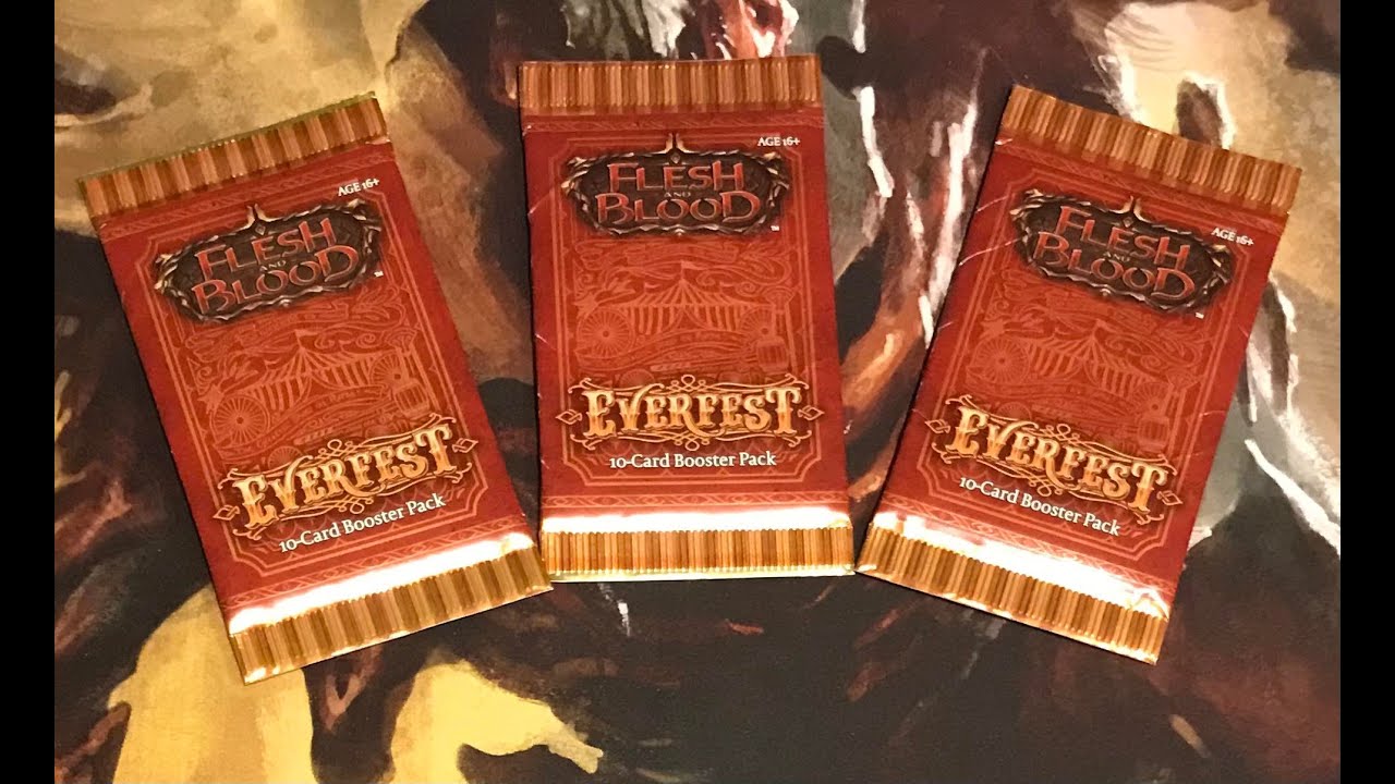 Flesh & Blood Everfest Booster Pack Opening - YouTube