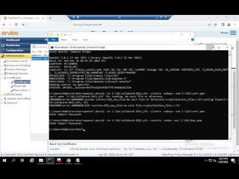 HTTPS SSL Certificate on ClearPass-The Path of Least Resistance - YouTube