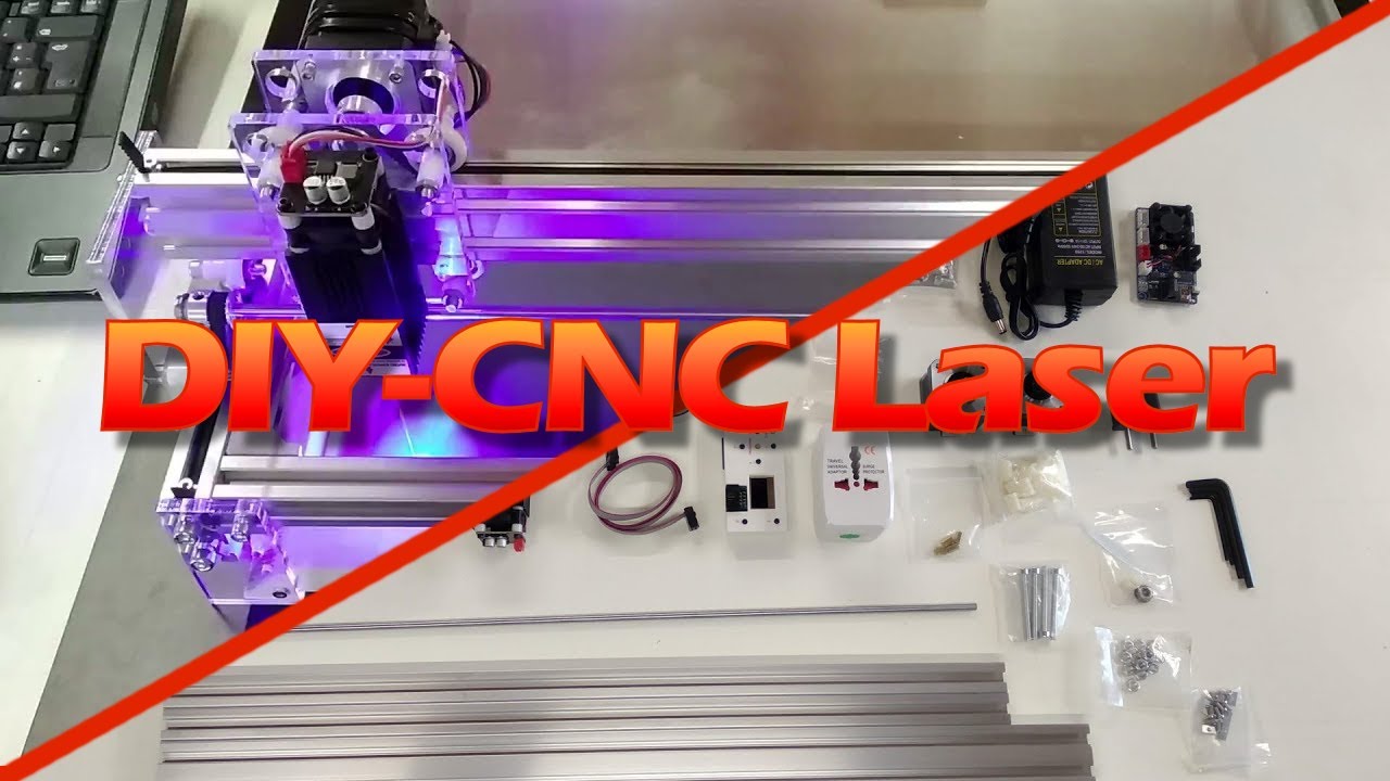 Assembly of a LED-Laser Cutter / Engraver - YouTube