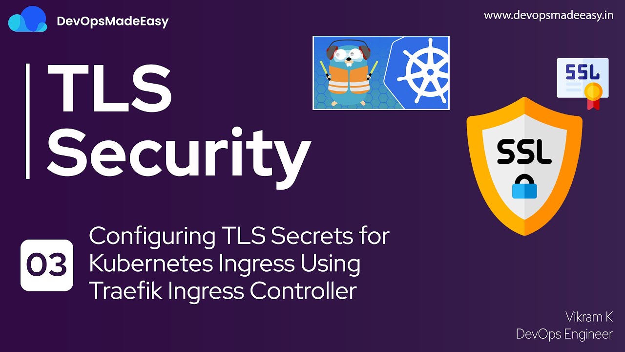 TLS Mastery 03: TLS Certificates for Kubernetes Ingress - YouTube