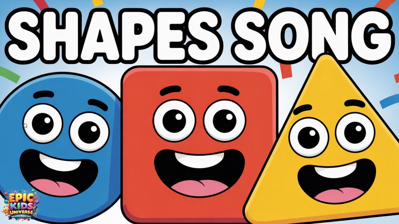 Learn Shapes with Music 🎶 – Shapes Everywhere Song for Kids ...