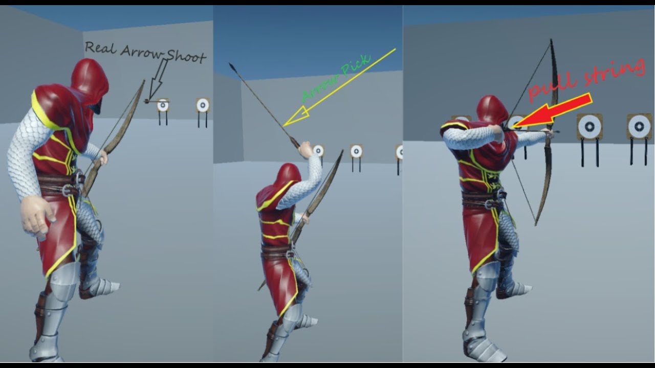 Lets Shoot Real Arrow In Unity How To Make Archer Game In Unity Part 3 Youtube