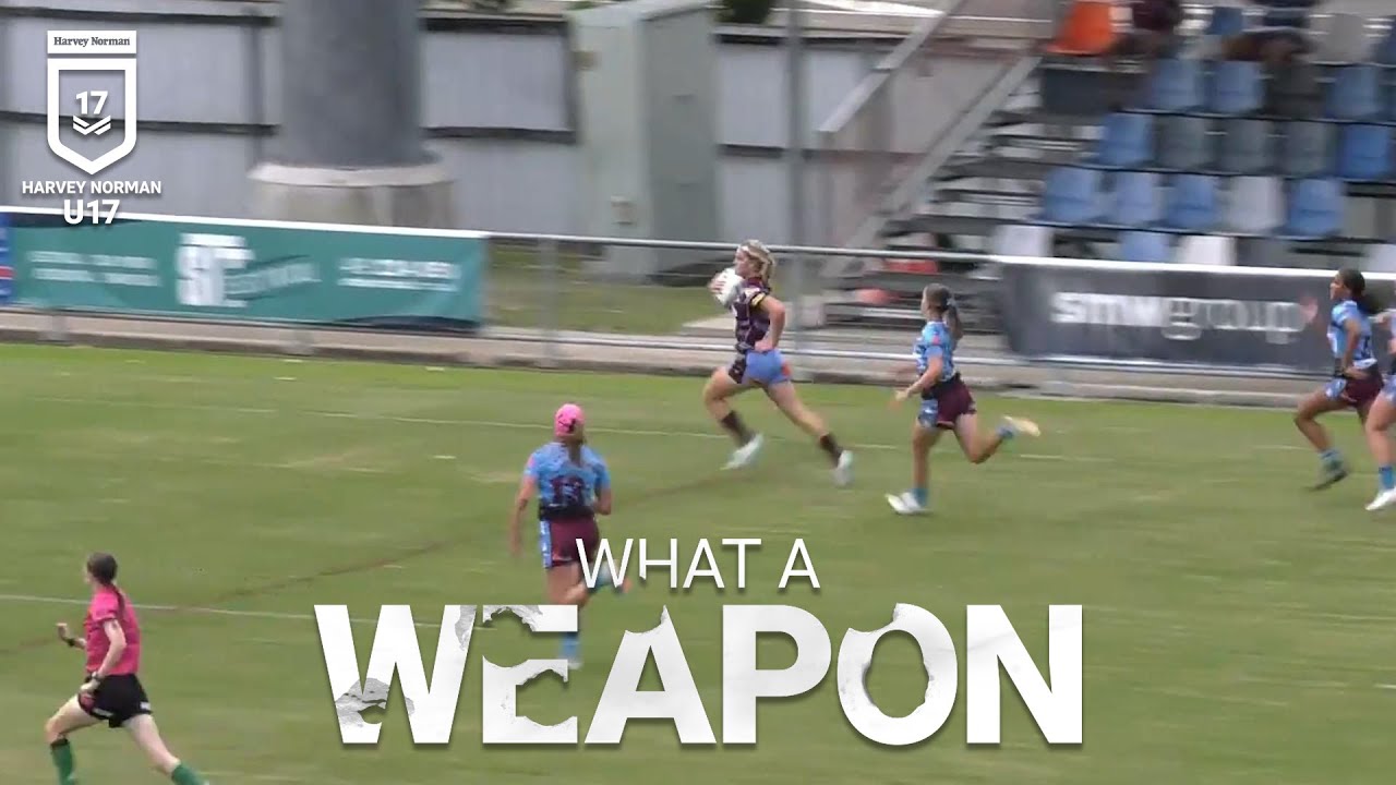 Harvey Norman U17 Weapon: Round 4 - Zoe Robson - YouTube
