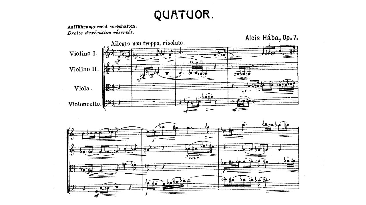 Alois Hába - String Quartet No. 2, Op. 7 - YouTube