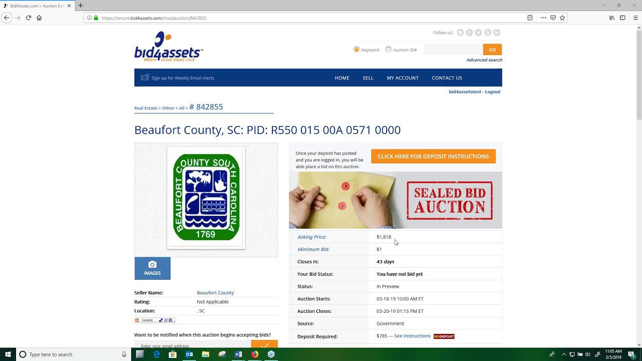 Bid4Assets Video Tutorial: Sealed Bid Auctions - YouTube