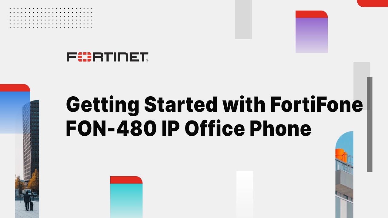 Getting Started with FortiFone FON-480 IP Office Phone - YouTube
