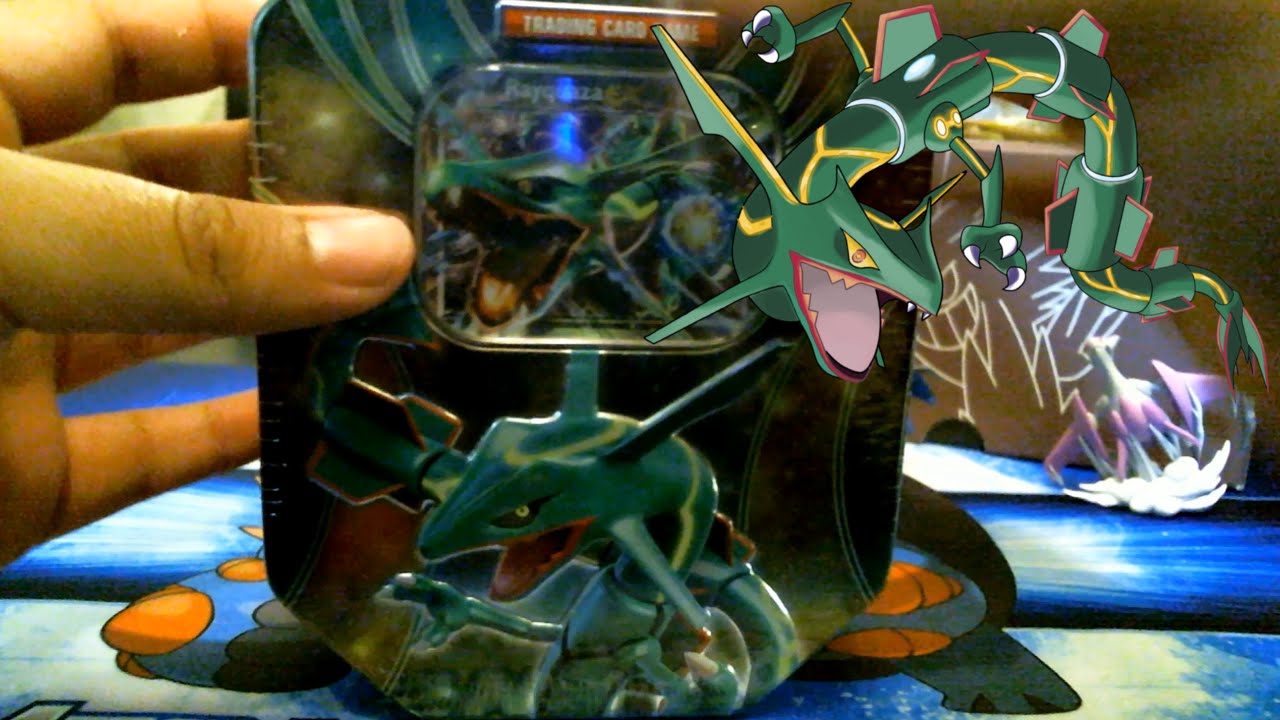 Powers Beyond Rayquaza Tin Box Opening - The Trio - Pokemon Trading ...