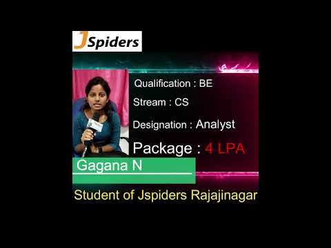 TESTIMONIAL | JSPIDERS RAJAJINAGAR | GAGANA N - YouTube